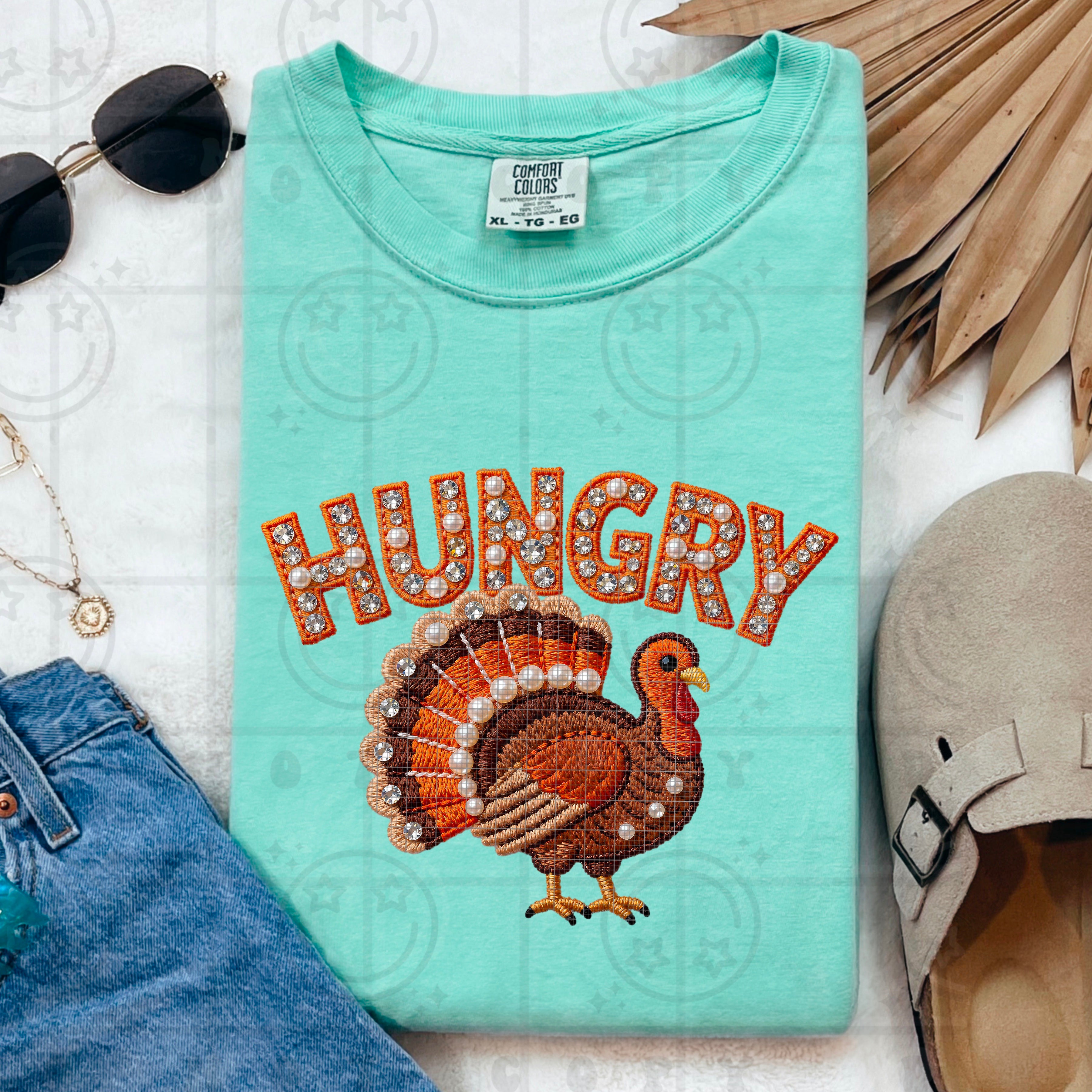 6560 - Hungry turkey *DTF Transfer – It's Transfer Time