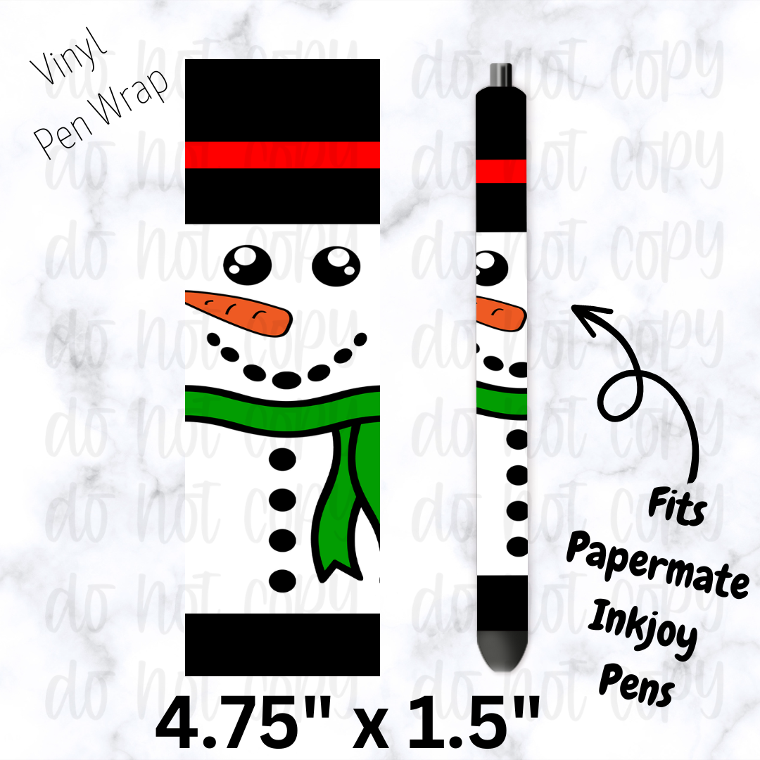 Snowman Costume Pen Wrap – It's Transfer Time